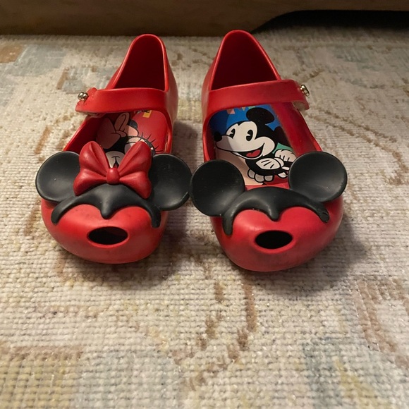 Mini Melissa | Shoes | Guc Mini Melissa Disney Mary Janes Size 6 | Poshmark